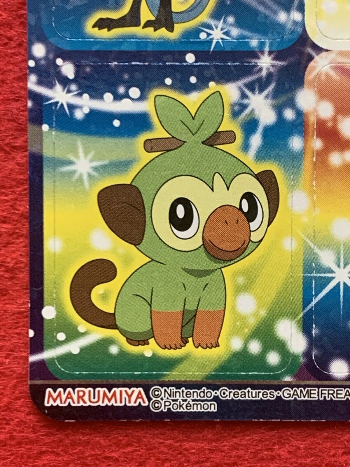 Mew Inteleon Grookey Cinderace Pokemon Marumiya Seal Sticker Holo ...