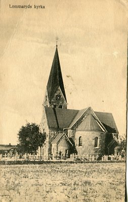 Schweden Lommaryd - Kyrka Alte Postkarte | eBay.de
