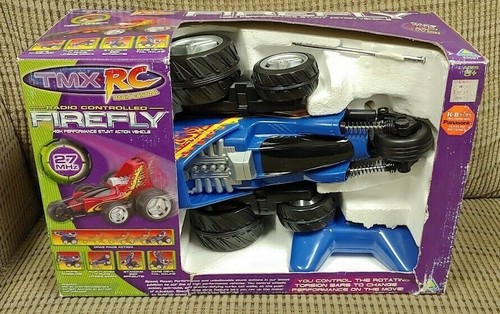 2001 Toymax TMX Firefly Stunt Remote Controlled Race Car Vintage RC New ...
