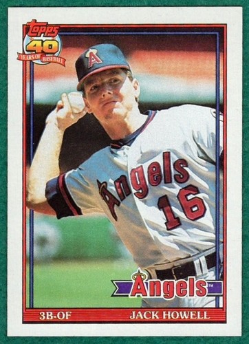 Jack Howell - 1991 Topps #57 - California Angels Baseball Card | eBay