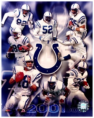 2001 Indianapolis Colts Team Composite Unsigned Photo File 8x10 ...