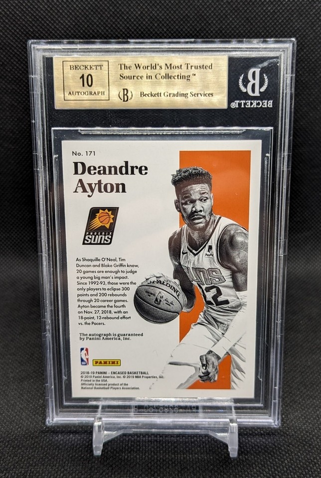 2018-19 Encased Deandre Ayton Rookie Notable Signatures Red /25 | eBay