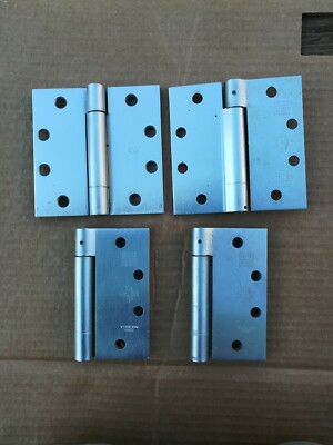 Stanley Commercial Spring Door Hinge, 2060 4-1/2 x 4-1/2 Stainless ...