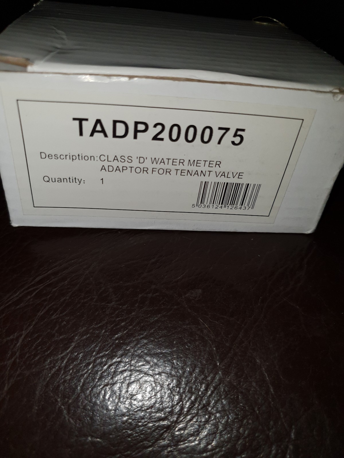 Reliance Class D Water meter adapter - TADP 200075 | eBay