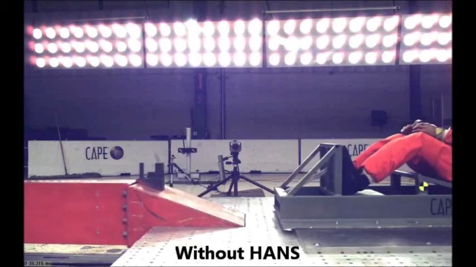 HANS Device FHR Sport II / 2 Large 20 Deg Layback Angle Race Rally FIA ...