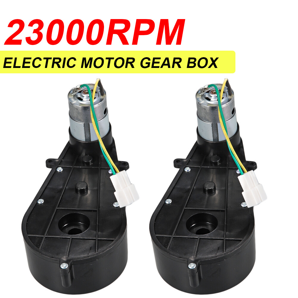 High-Speed 12V Electric Motor and Gear Box Combo for Kids' Power Wheel