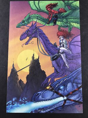 Alea & Taboo Ride Dragons - Wildstorm / Image Comics Mini Poster 6.5x10 ...