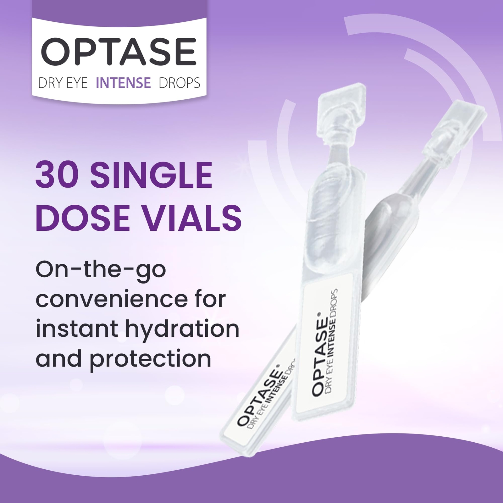 Optase Dry Eye Intense Drops Single Dose - Preservative Free Eye Drops ...