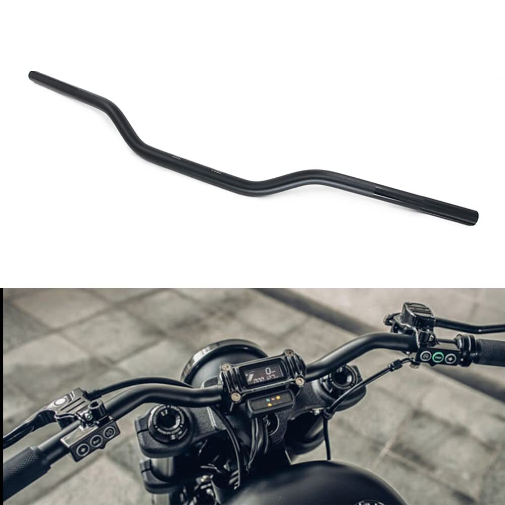 Motorcycle Handlebar 7/8"22mm Cafe Racer Handlebars Low Rise Drag Bars ...
