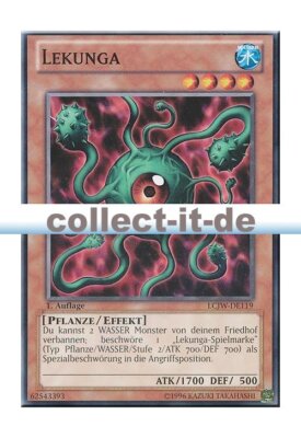 Yugioh LCJW-DE119 Lekunga 1. Auflage | eBay.de