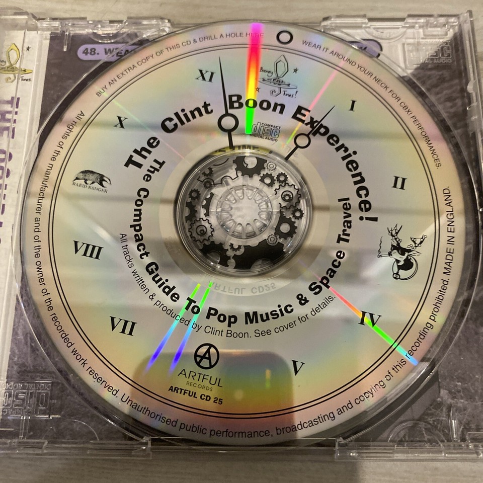 THE CLINT BOON EXPERIENCE - POP MUSIC & SPACE TRAVEL (CD ALBUM ...