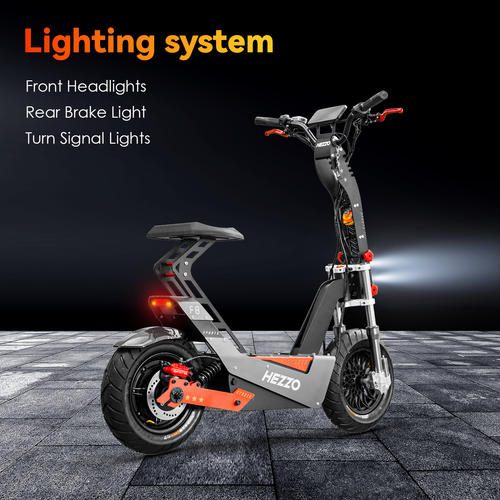 HEZZO F8 8000W Electric Scooter Off Road 62MPH Foldable Adults Escooter ...