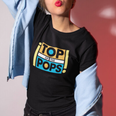 Top of the Pops T Shirt - Retro Classic Design of the Iconic TV Show ...