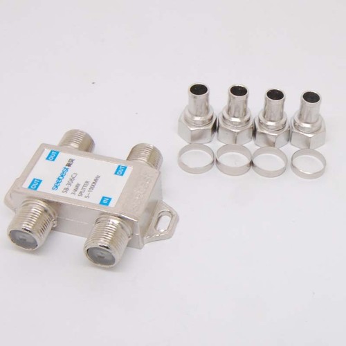 10pcs 3 WAY CABLE TV SPLITTER 5-1000MH Digital Analogue Satellite ...