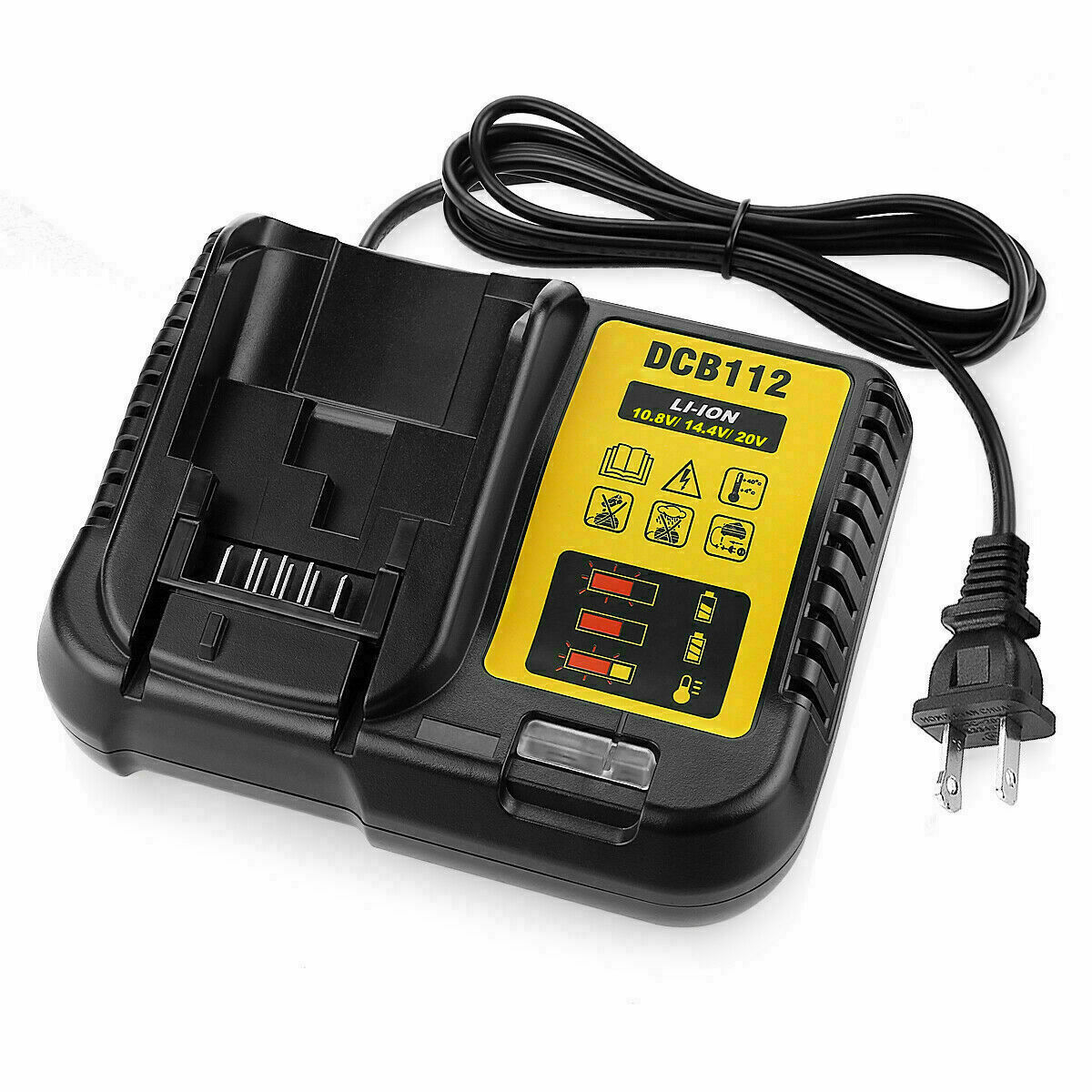 For Dewalt DCB112 12V & 20V Max Li-ion Battery Charger replaces DCB100 ...