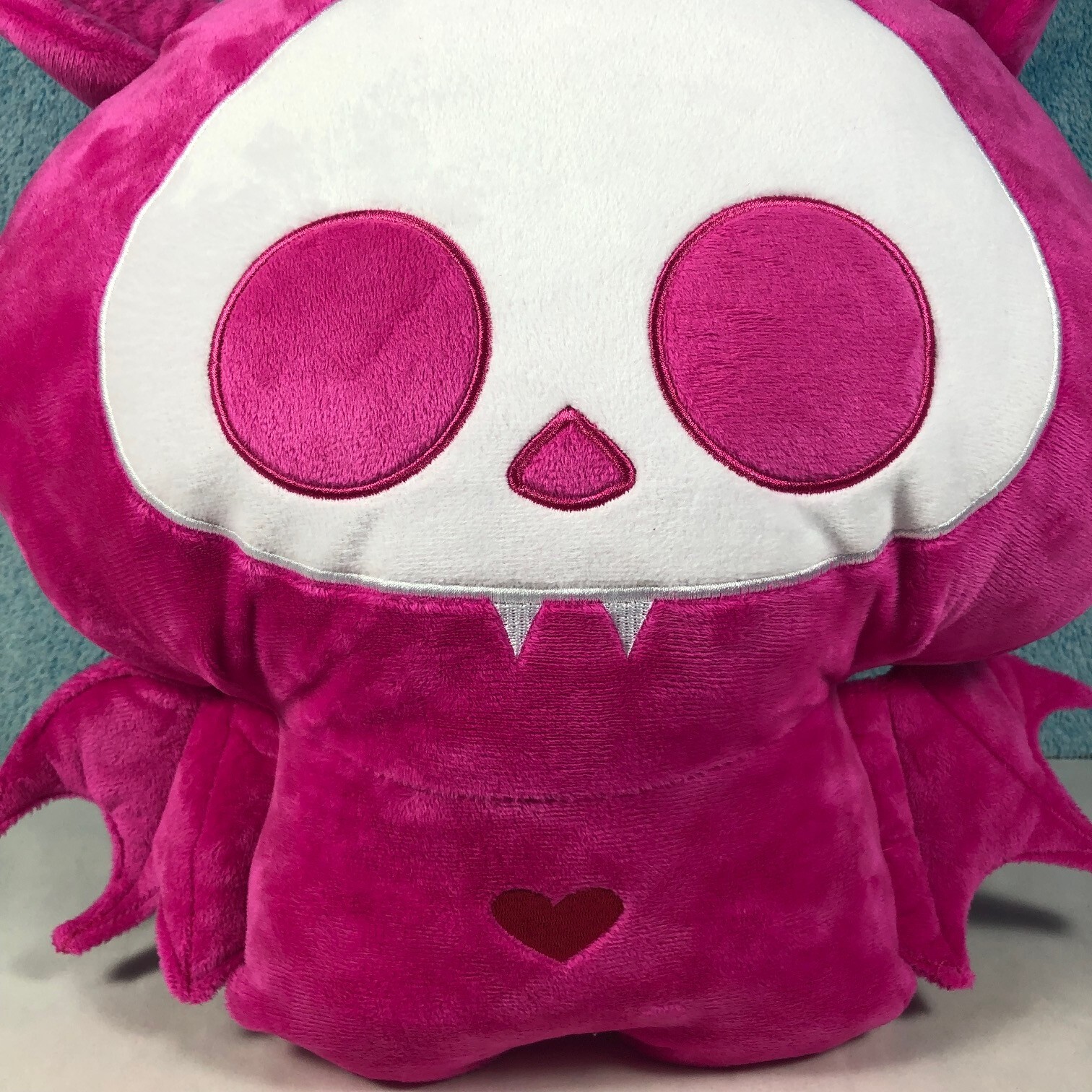 Skelanimals DIEGO Skeleton Pink Bat Plush Cosplay Backpack Embroider ...