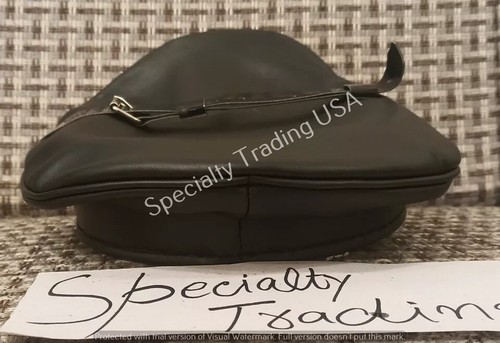 Leather Biker Cap - Finest Soft Real Leather Biker ,Muir Cap Hat in all ...