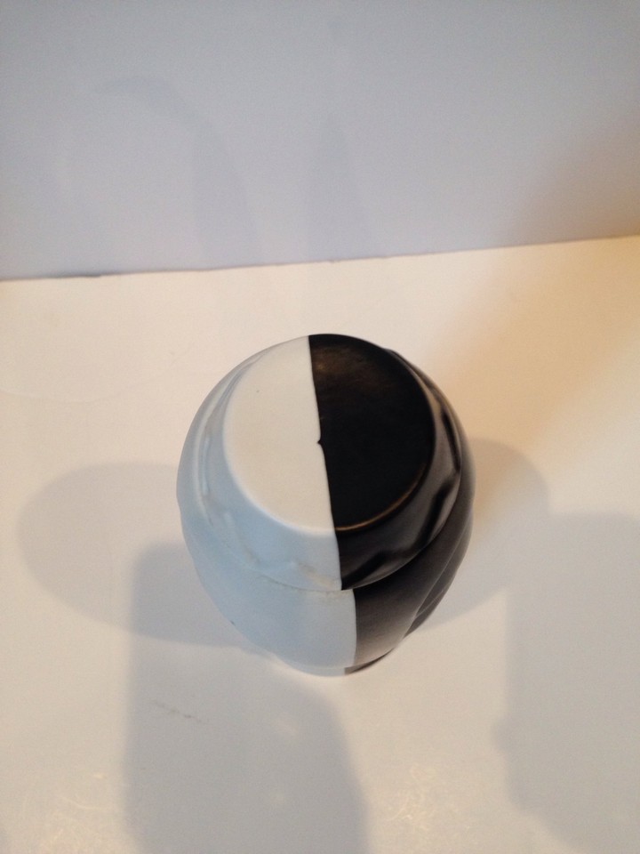 mid century mod Tiki George Pisani Arrow 1960 Laugh Cry Bottle Black ...