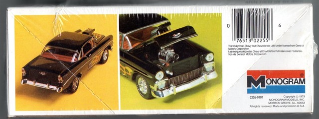 Monogram '56 Chevy Custom1 24 Scale Model Car for sale online | eBay