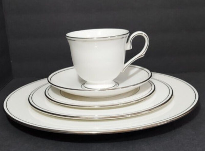 LENOX USA Federal Platinum 5 piece Place Setting -(4 available) | eBay
