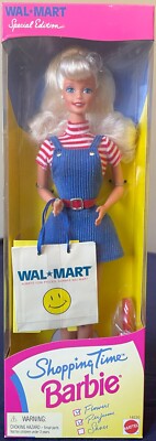 Shopping Time Barbie Doll Wal-Mart Special Edition Mattel #18230 1997 ...