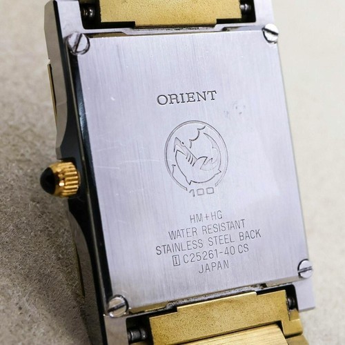 ORIENT Chandor Vintage Quartz Watch Gray Dial Gold Silver 35mm From ...