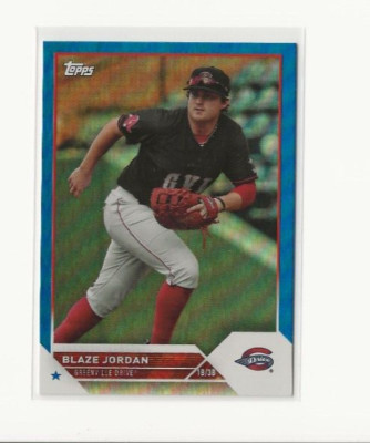 Blaze Jordan 2023 Topps Pro Debut Blue Foil 076/150 | eBay