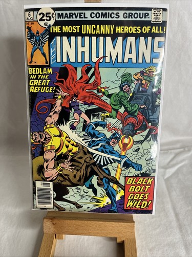 The Inhumans #6 August 1976 Marvel Comics Comic Book Doug Moench,Gil ...