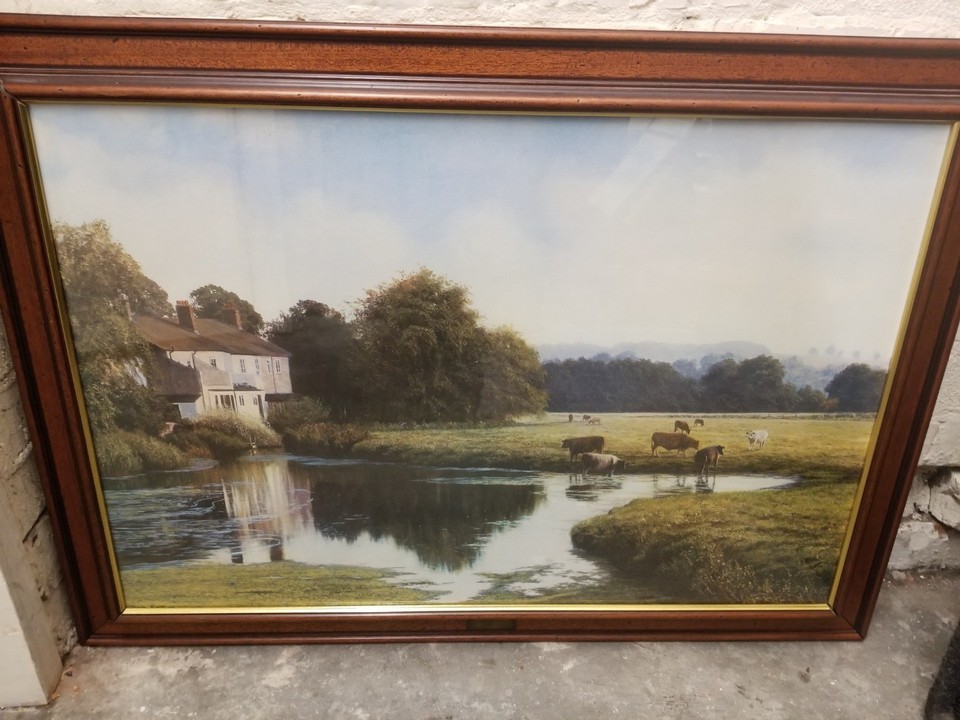 David Smith Cattle Watering in a Pastoral Landscape - CS B74 | eBay UK