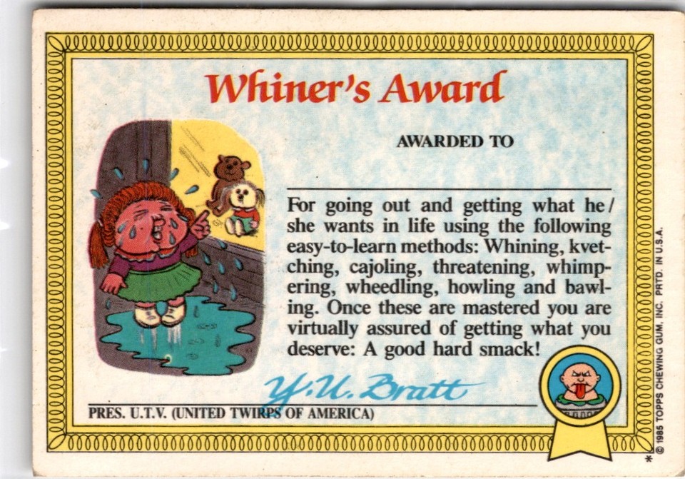 1985 Topps Garbage Pail Kids Series 1 (UK) #32a Frigid Bridget | eBay