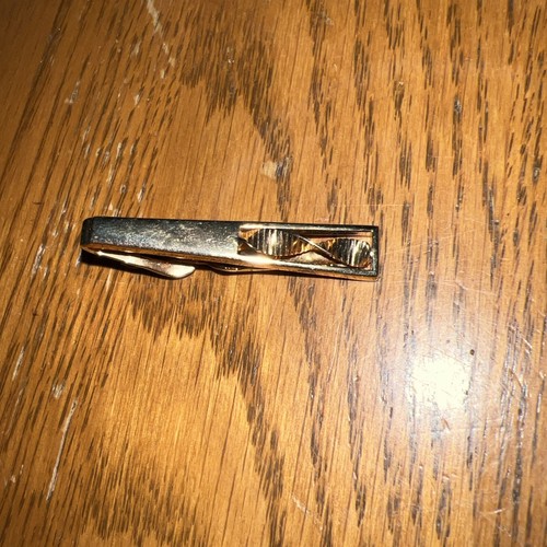 Vintage Swank Tie Clip Gold With Swirl Design Bar Clasp Tack Pretty | eBay