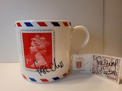 Queen Stamp Mug The Stamp Collection Bone China Cup by Gift Republic | eBay