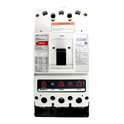 Cutler Hammer Eaton HKD3400F Circuit Breaker HKD Frame, 400A, 3-Pole ...