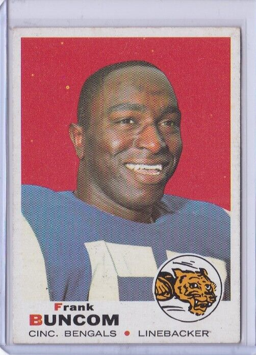 1969 Topps Football #143 FRANK BUNCOM BENGALS | eBay