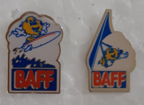 Lot 2 Pin's BAFF Vico Popcorn Vintage | eBay