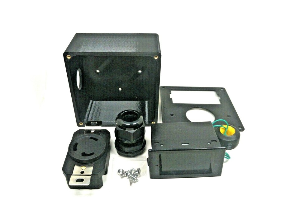 Drok Power Meter NEMA L6-30 (Complete Kit) 200-240v Voltmeter Outlet ...