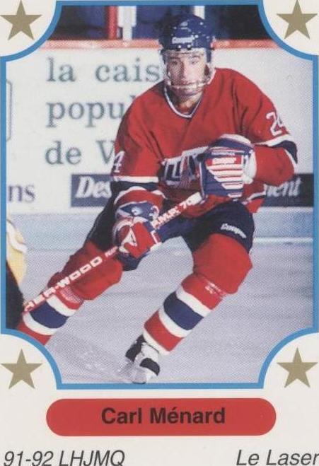 1991-92 7th Inning Sketch LHJMQ - Carl Menard #19 (RC) for sale online ...