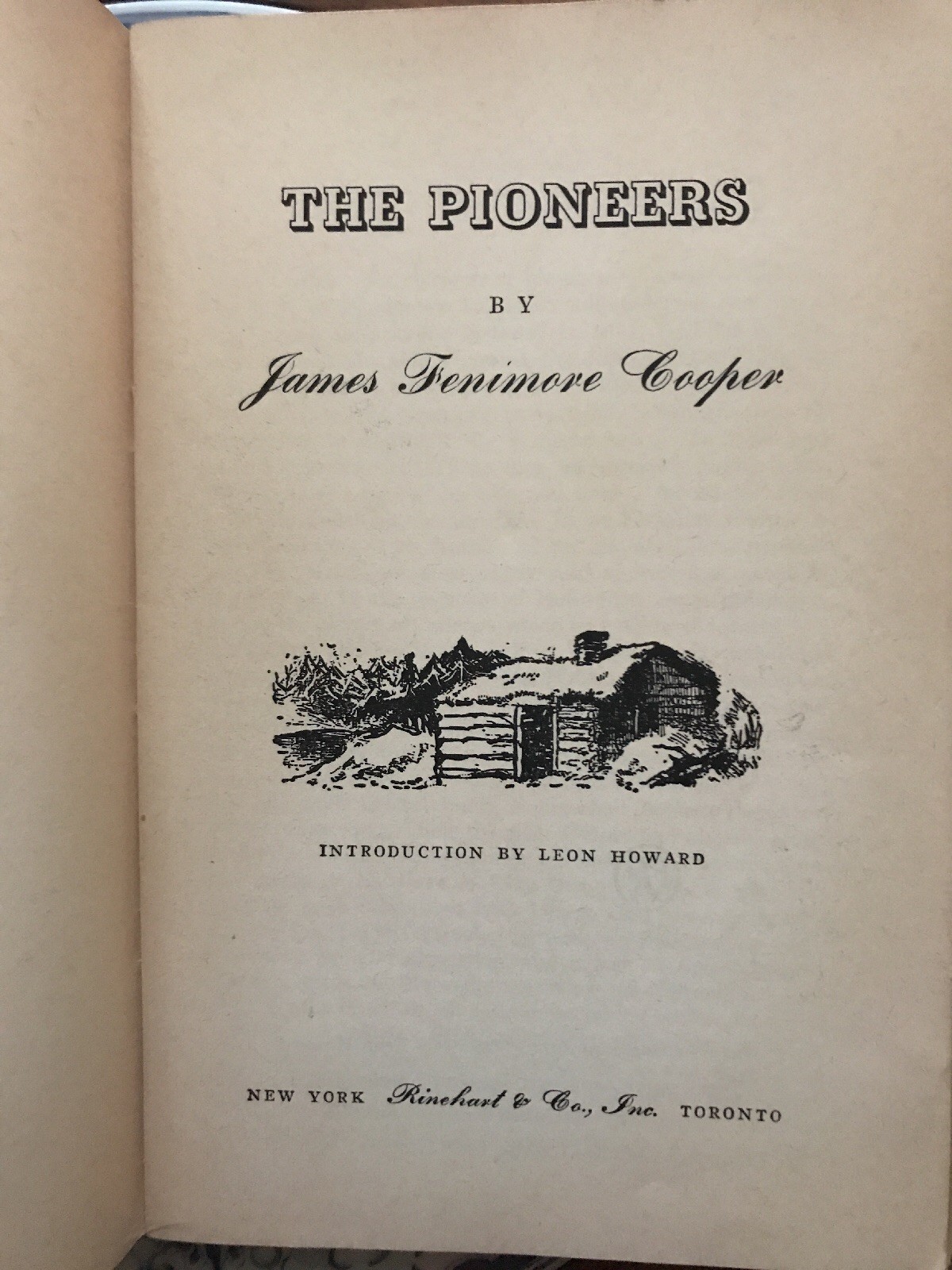 The Pioneers by James Fenimore Cooper Literature & Fiction publication ...