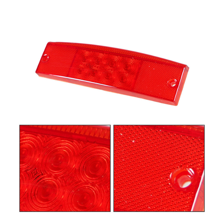 1Pcs New Red Tail Light Lens For Polaris Ranger 400 500 570 800 Replace ...