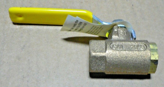 3/8” NPT Female Brass Ball Valve Dixon BBV38 EPA Safe Water Approved ...