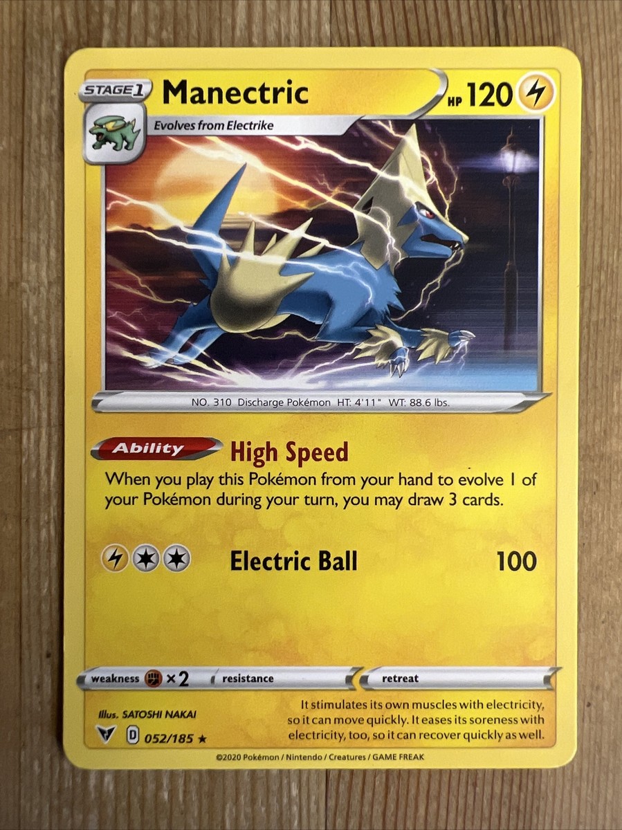 Pokemon Manectric Card