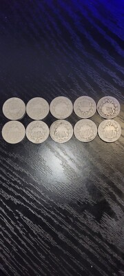 1867 Shield Nickel Type 1 - With Rays | eBay