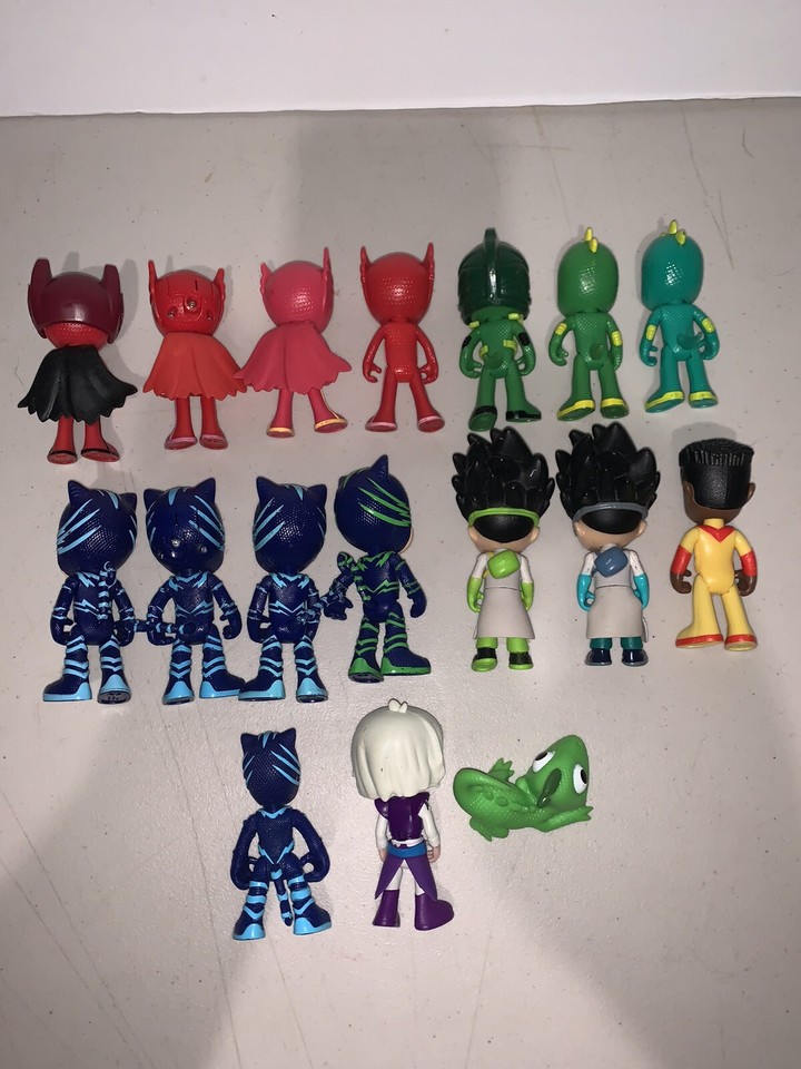 Lot of 17 PJ Masks Figures Lionel Romeo Luna Girl Newton Star | eBay