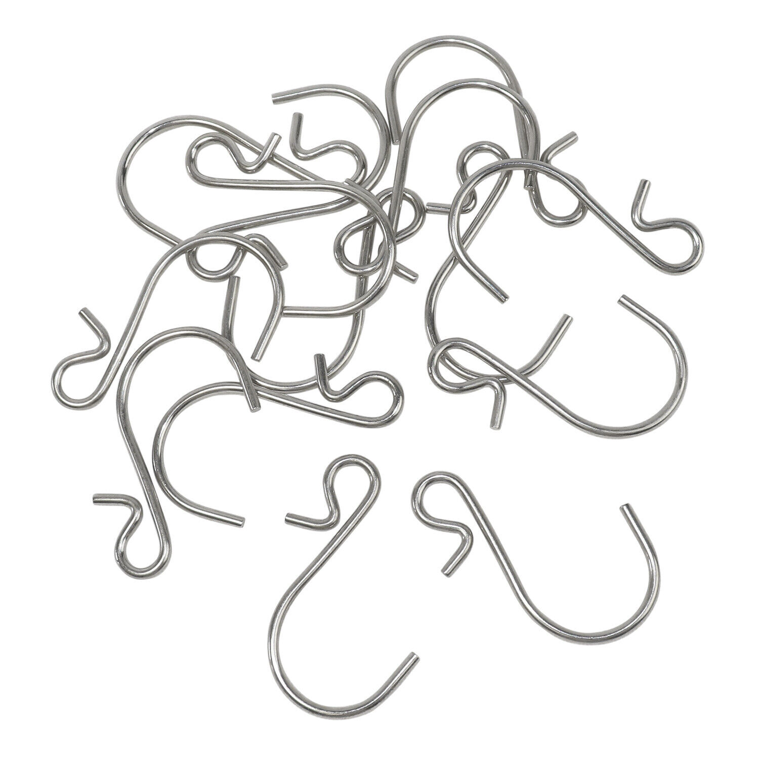 Small S Hooks Connectors Metal S Shaped Wire Hook Hangers Hanging Hooks ...