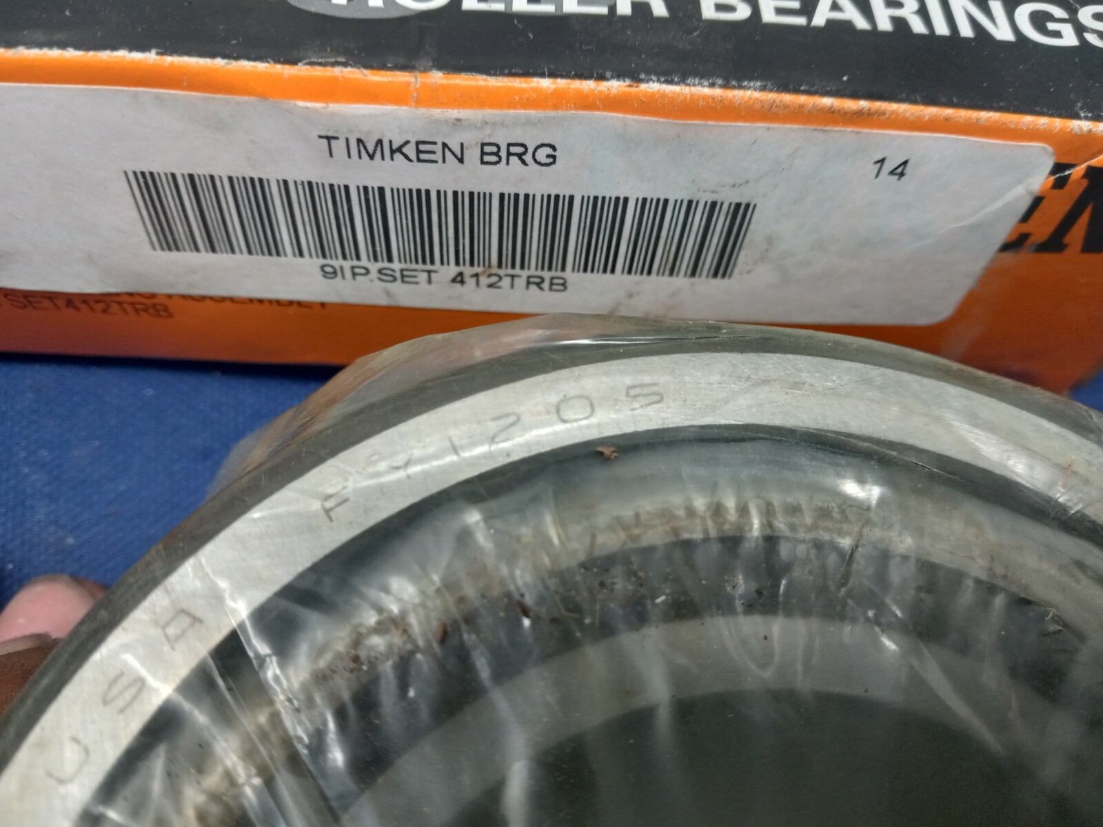 Timken Mile Mate Bearing Cup Cone Set 580TRB SBN580TRB Trailer Axle ...