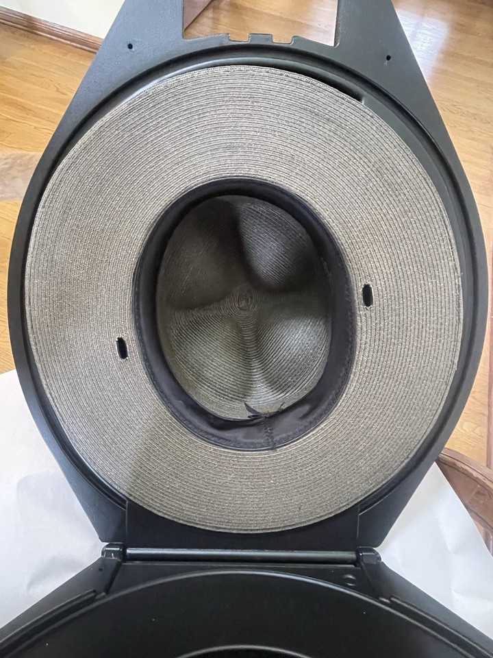 Stratton Park Ranger Forest Service Hat Size 7 3/8” WITH Hat Trap Case ...