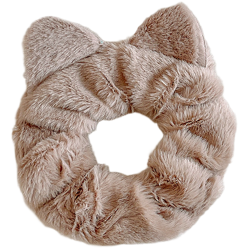 Cat Ear Hair Tie Fuzzy Hair Tie High Elasticity Gentle On Hair No Hair ...