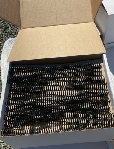 Premium Quality 12" Black Plastic Coil Binding Supplies, 18mm 100pcs | eBay