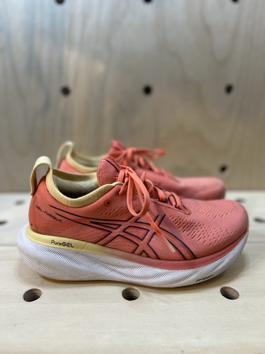 Asics Gel Nimbus 25 1012B356 Papaya/Dusty Running Shoes Sneakers Women's Sz 7.5 | eBay