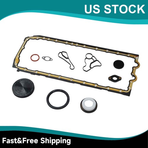 Oil Pan Gasket Set w/ Oil Cooler Seal for BMW M135i 335i 435i 535i X5 ...